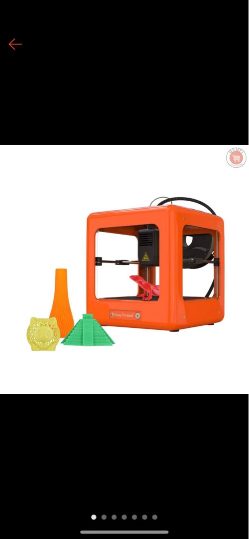 Gemei EasyThreed Nano Entry Level Desktop 3D Printer for Kids Students ...