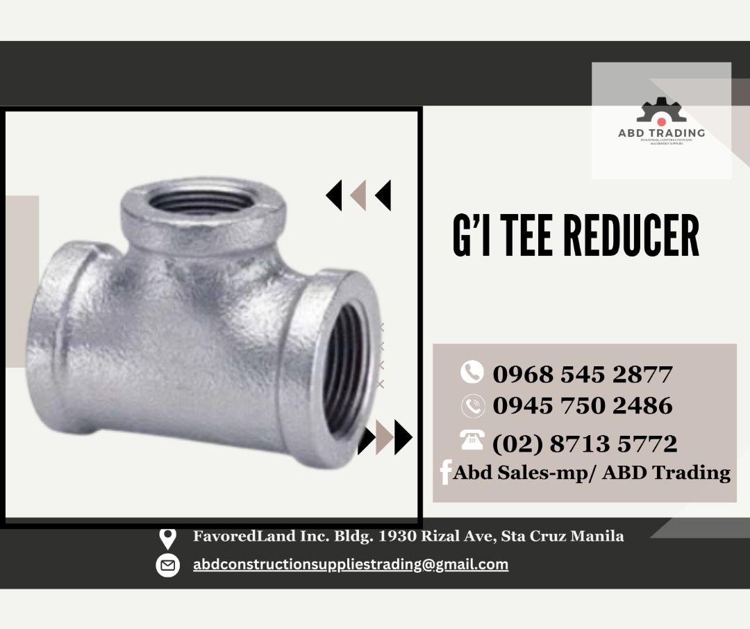 G'I TEE REDUCER, Commercial & Industrial, Construction Tools ...