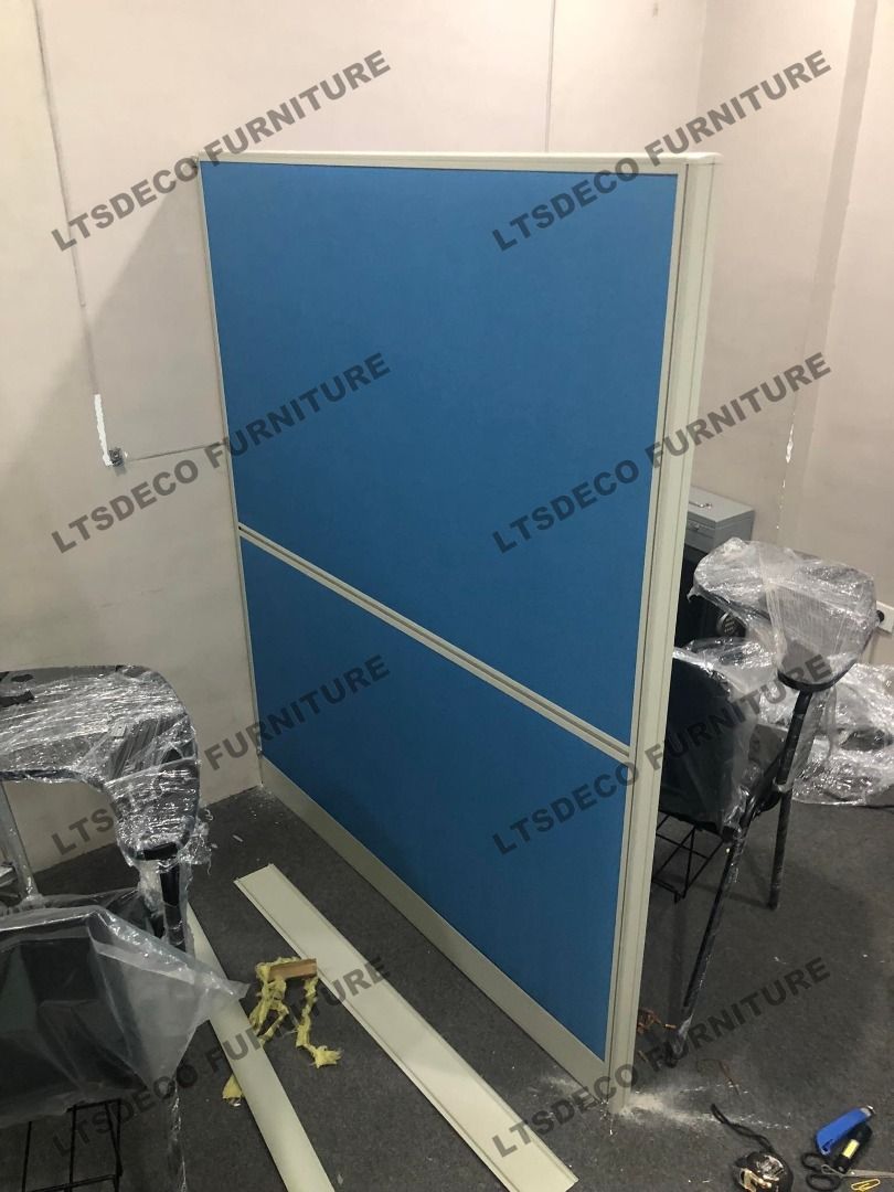 HIGH PANEL WORKSTATION PARTITION | OFFICE PARTITION, Furniture & Home ...