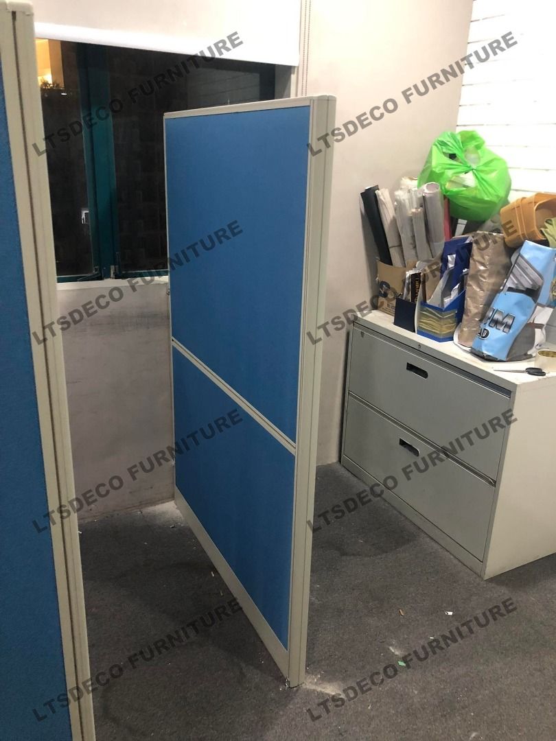 HIGH PANEL WORKSTATION PARTITION | OFFICE PARTITION, Furniture & Home ...
