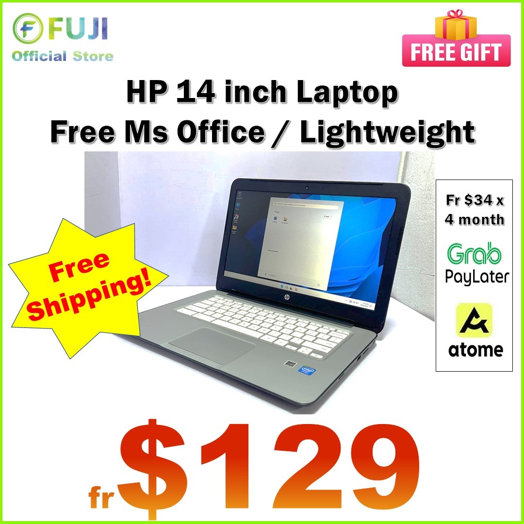 HP 14 Inch Win 11 Laptop - Windows 11 - Suitable For MS Office User ...