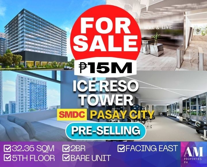 Ice Reso Tower Pasay City 2BR, Bare unit for Sale, Property, For Sale ...