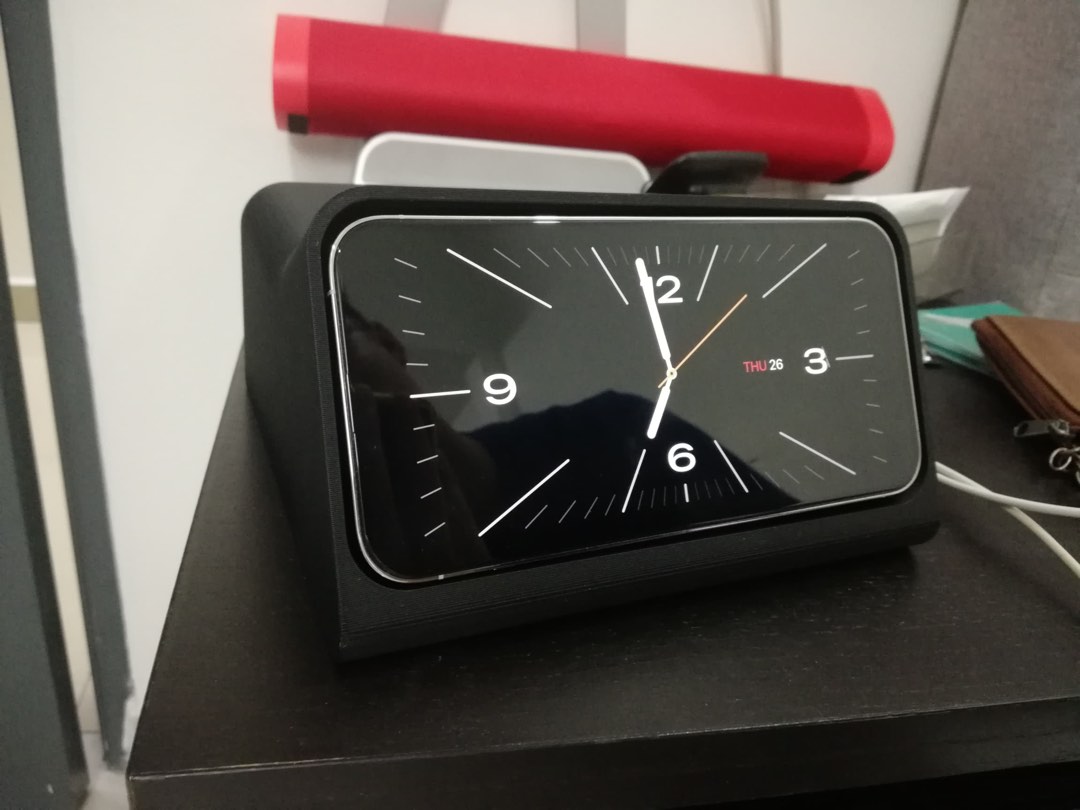 Iphone Clock Dock 3D Print, Mobile Phones & Gadgets, Mobile & Gadget ...