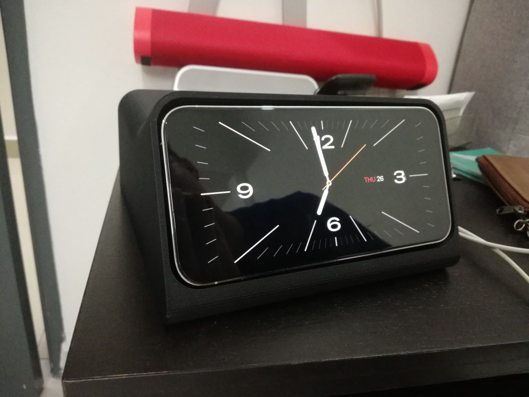Iphone Clock Dock 3D Print, Mobile Phones & Gadgets, Mobile & Gadget ...