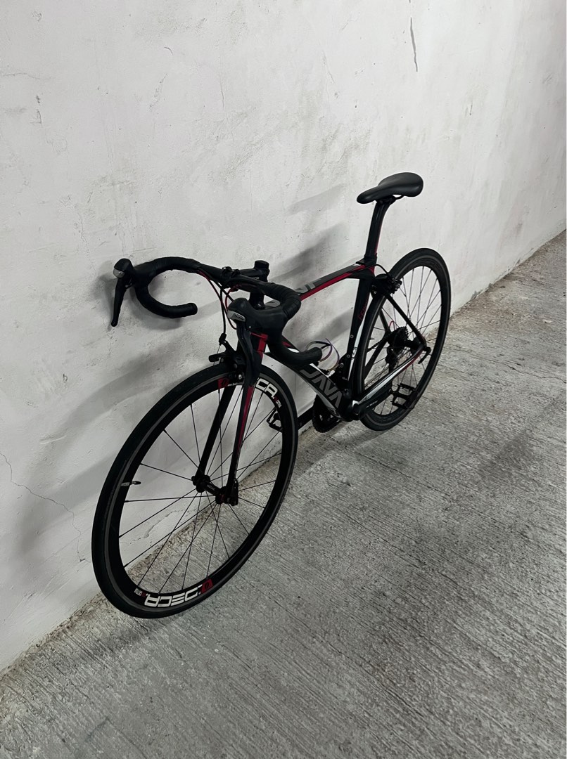 JAVA FEROCE 全碳纖維公路單車(已改裝), 運動產品, 單車及配件, 單車 - Carousell