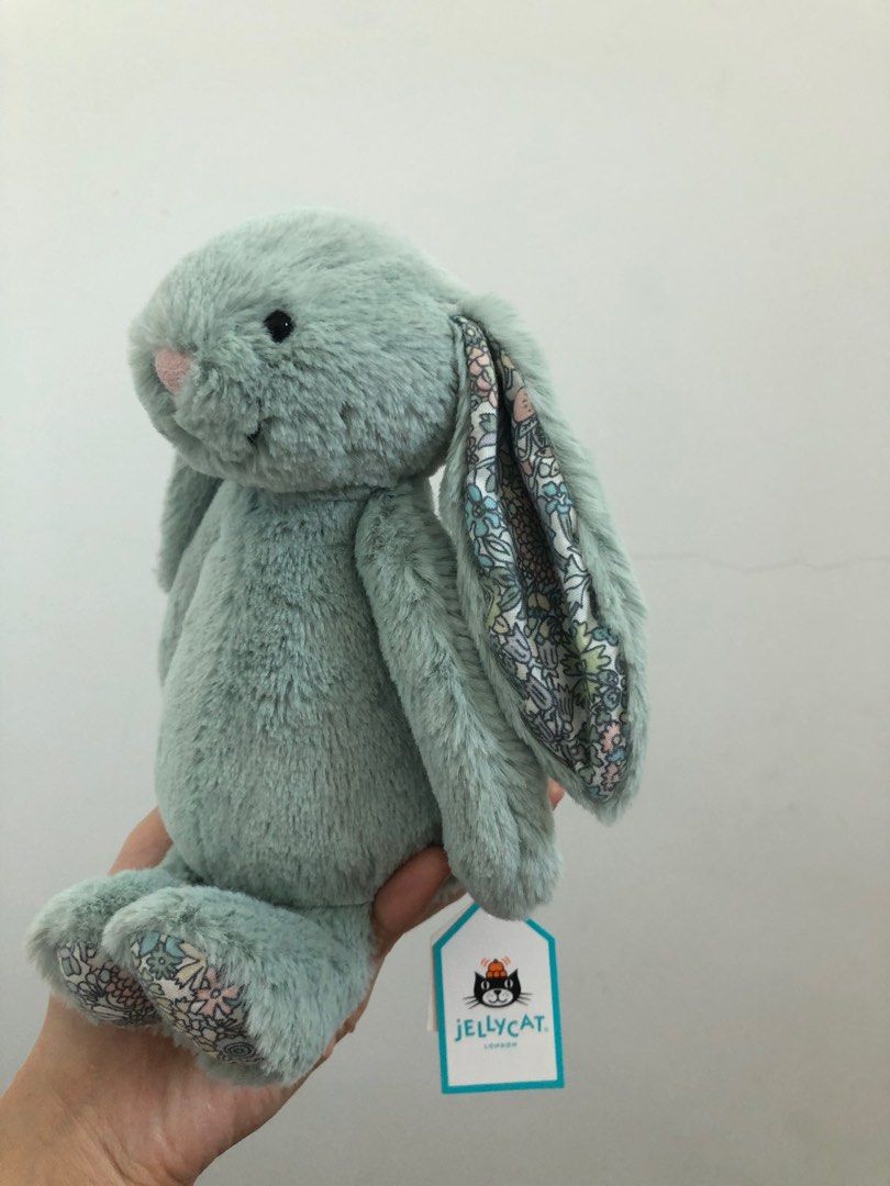 Jellycat small blossom sage bunny, Hobbies & Toys, Toys & Games on ...