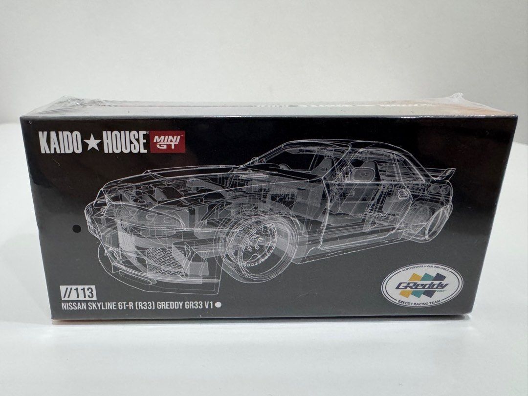 Kaido House R33 Greddy White, Hobbies & Toys, Toys & Games on Carousell