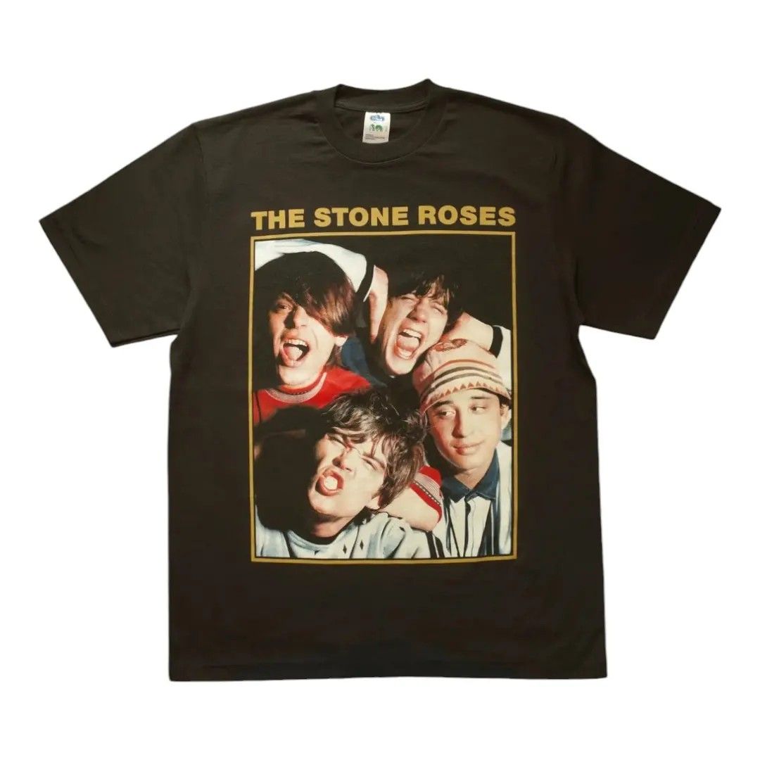 Kaos band the stone roses graphic vintage, Fesyen Pria, Pakaian ...