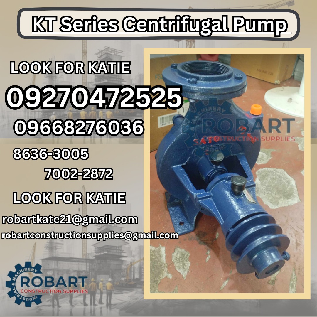 KT Series Centrifugal Pump, Commercial & Industrial, Construction Tools ...