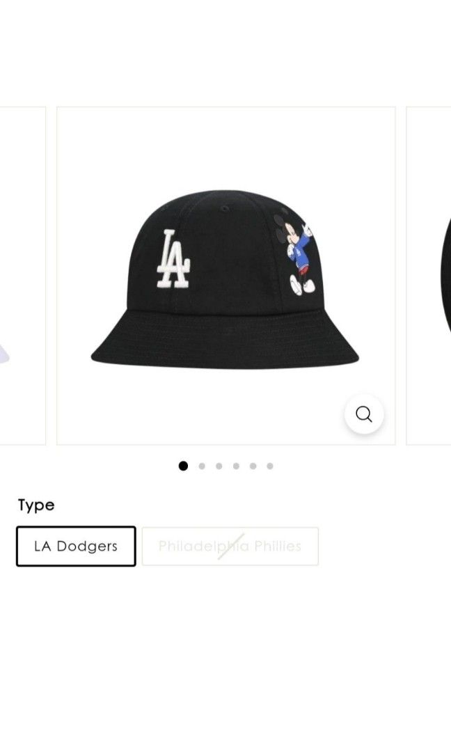 LA Dodgers MLB Mickey Mouse bucket hat UNISEX S/M (MLB Collab x Disney ...