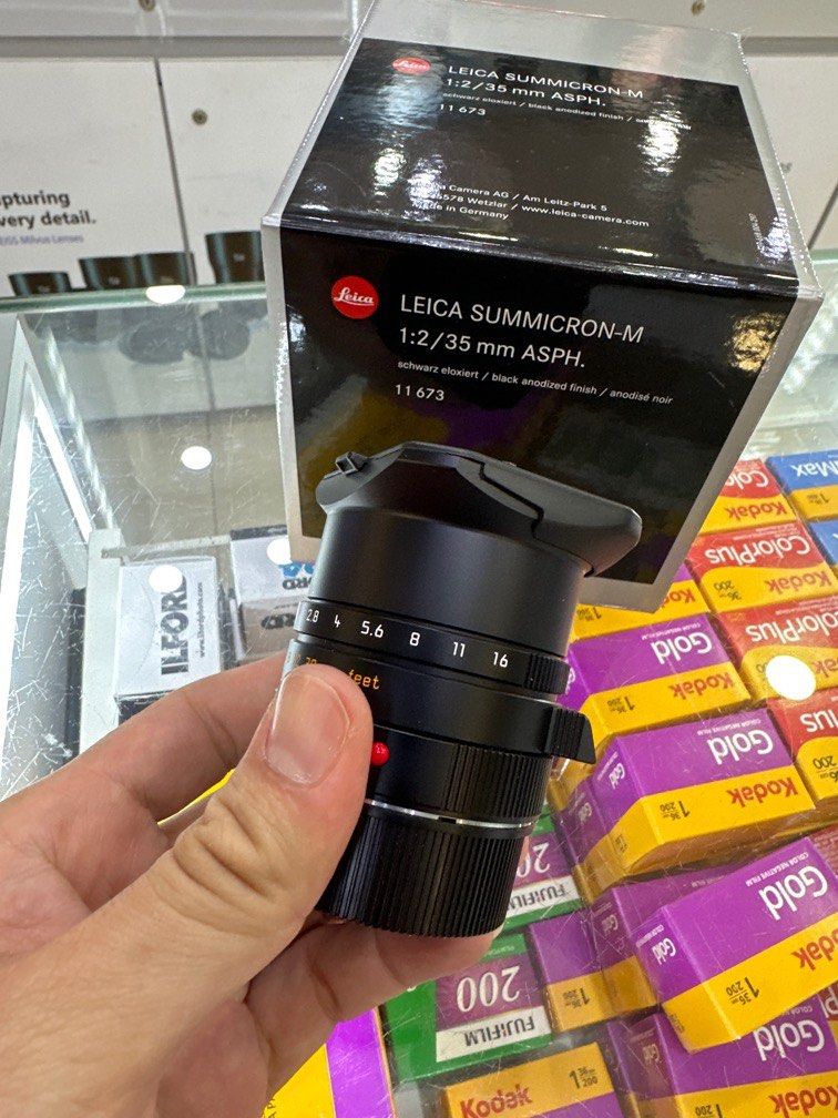 Leica 35mm F2 Summicron M ASPH II Lens 11673, Photography, Lens & Kits ...