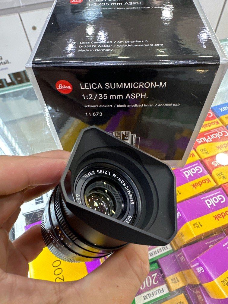 Leica 35mm F2 Summicron M ASPH II Lens 11673, Photography, Lens & Kits ...
