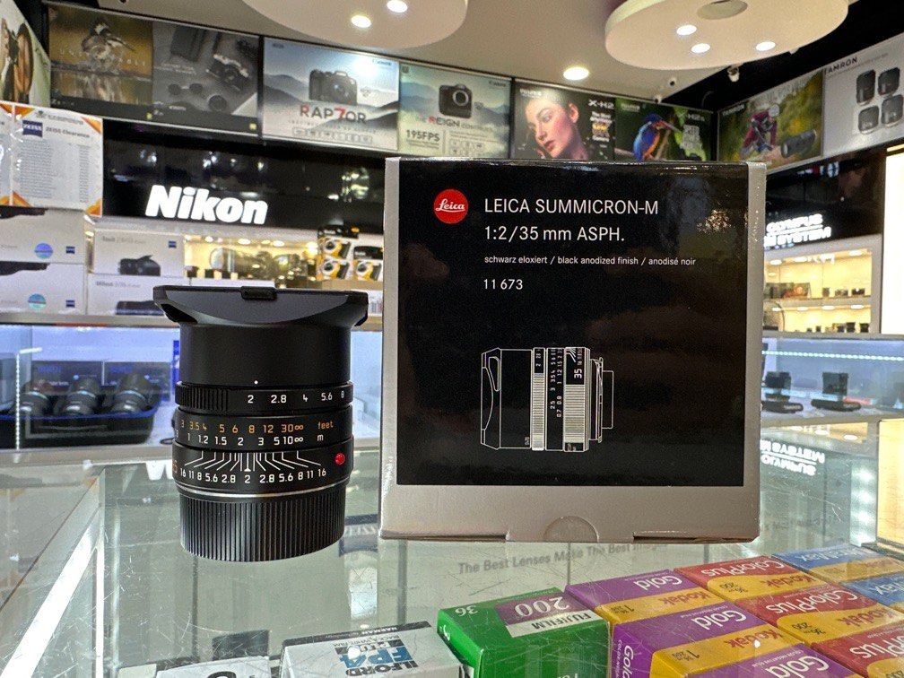 Leica 35mm F2 Summicron M ASPH II Lens 11673, Photography, Lens & Kits ...