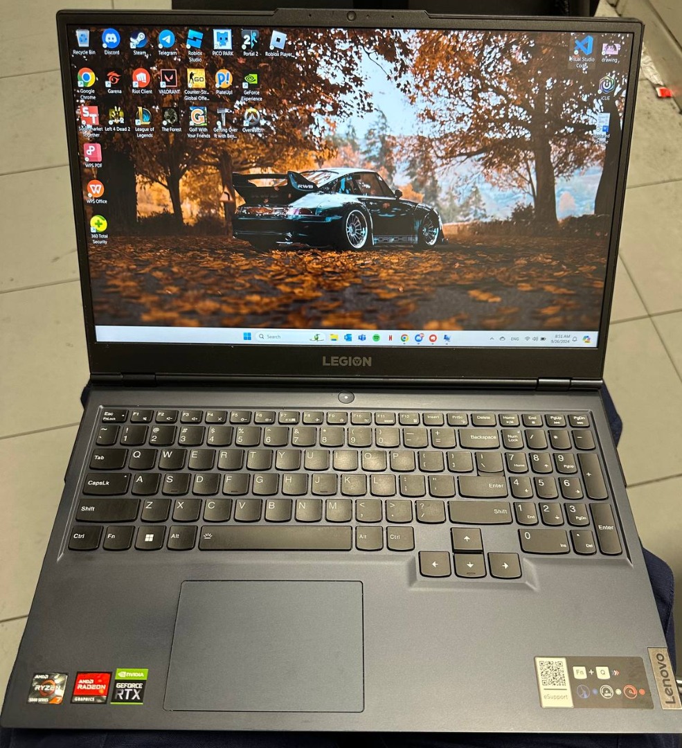 (FREE RAZER MOUSE) Lenovo Legion 5 15ACH6H / RTX 3050 / Ryzen 7 5800H ...