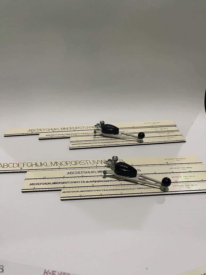 leroy scriber and template set, Hobbies & Toys, Stationary & Craft, Art ...