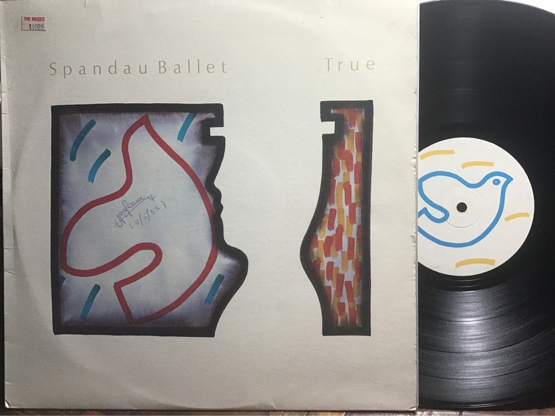 LP Spandau Ballet - True OOP VINYL RECORD Anubis Piring Hitam 80s Pop ...