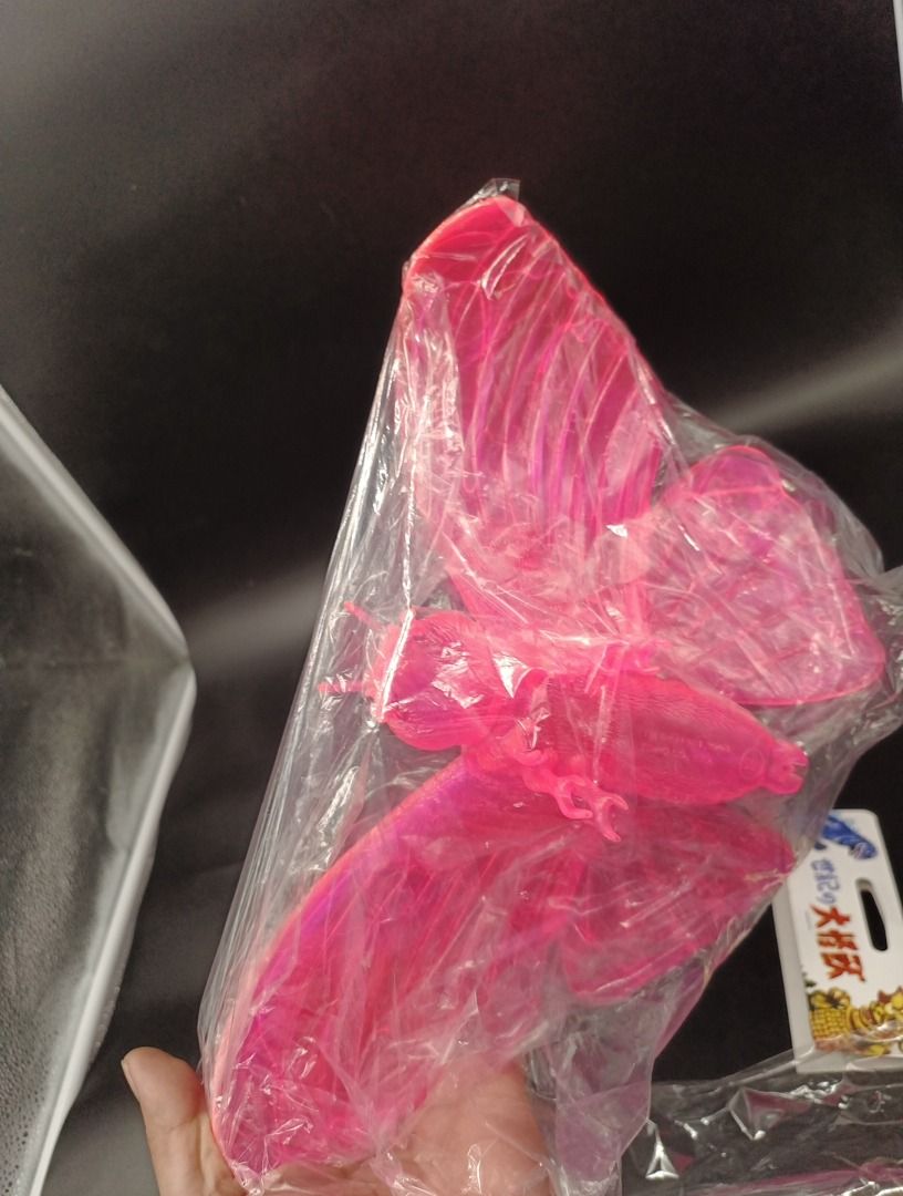 Marusan 350 Mothra Clear Pink Molding with Blue Eyes Japanese Sofubi ...