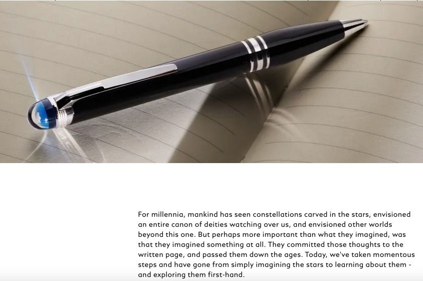 Montblanc Starwalker Resin Line - Blue Cap Ballpoint (The new ...