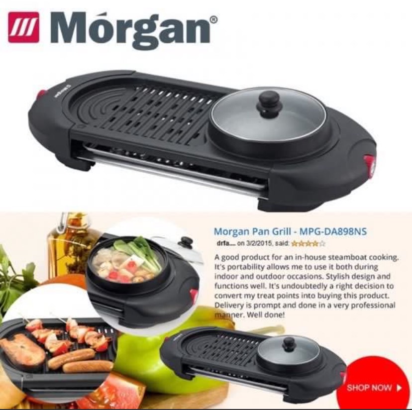 Morgan Pan Grill, TV & Home Appliances, Kitchen Appliances, BBQ, Grills ...