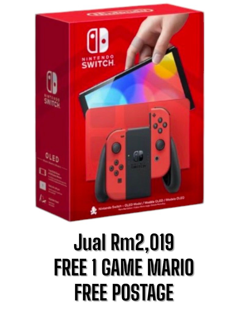NITENDO SWITCH HARGA RM2,019 FREE 1 GAME DAN FREE POSTAGE ( SILA WASAP DULU UNTUK TANYAKAN ...