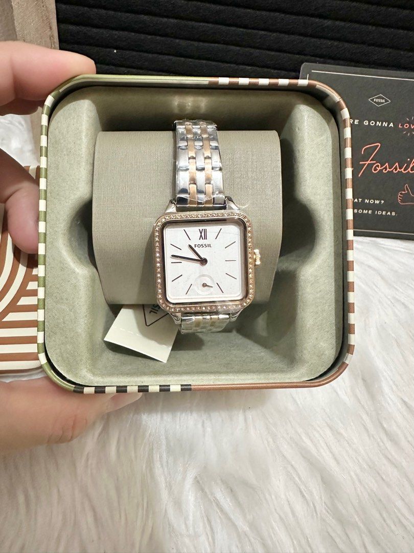 Original Fossil Colleen Three-Hand Two-Tone Stainless Steel Watch ...