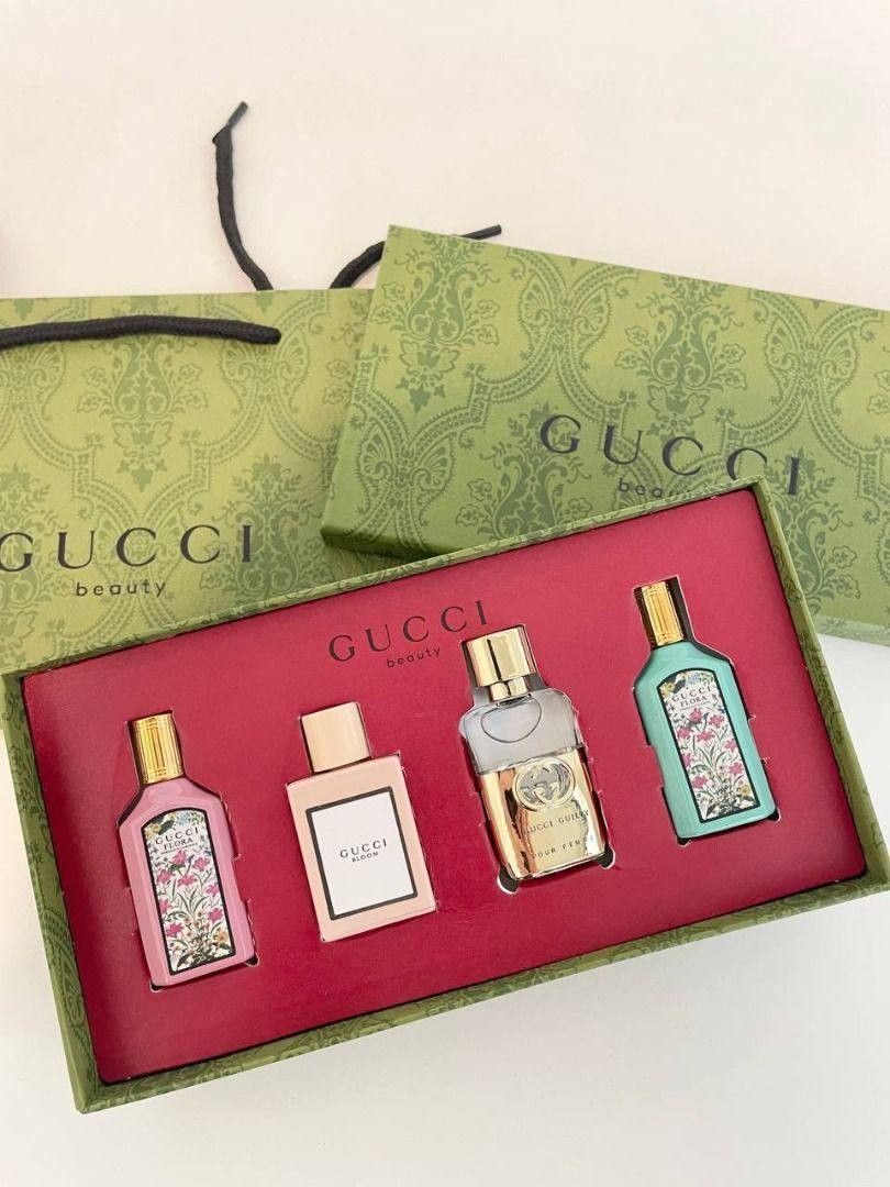 Perfume Gucci flora gorgeous Gardenia Gucci Guilty Perfume gift set miniature perfum. Gucci ...