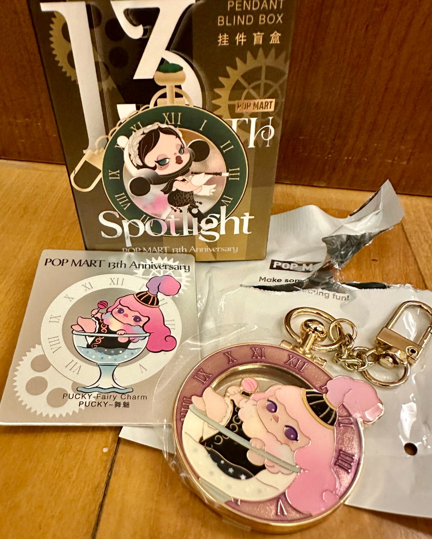Popmart 13th Anniversary Pendant Blind Box - Pucky, Hobbies & Toys ...