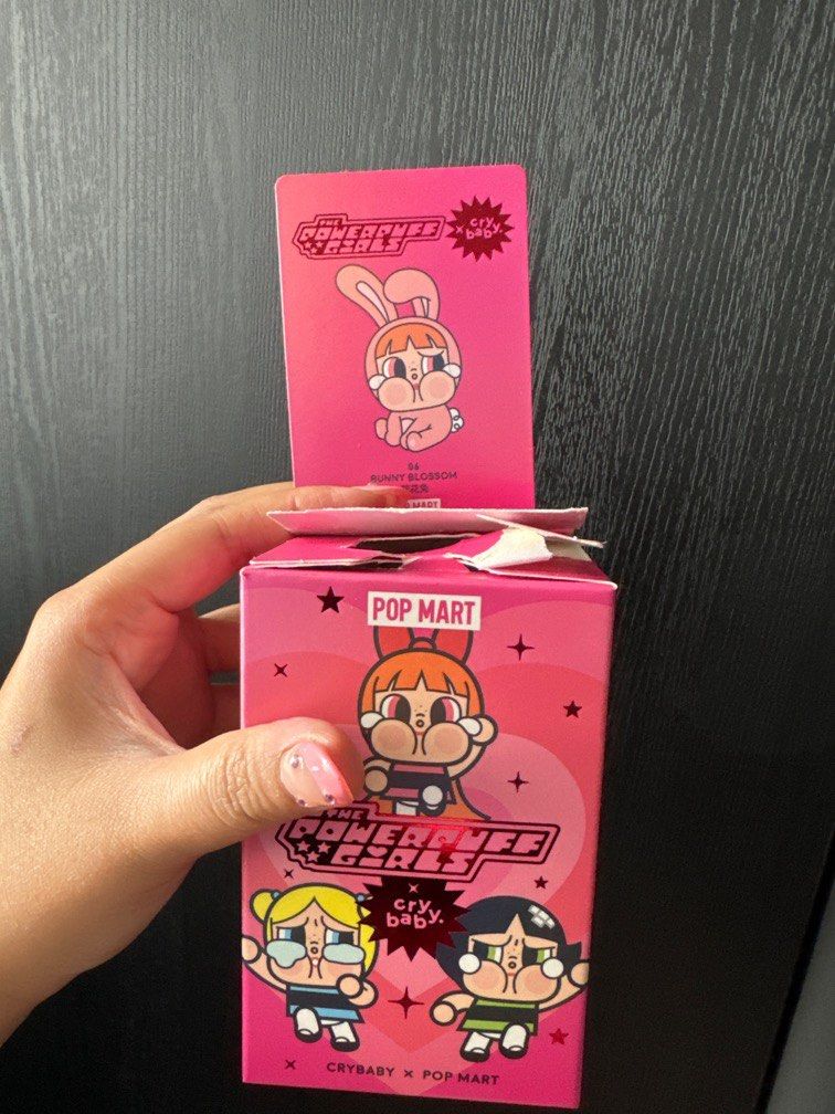 Popmart crybaby ppg bunny blossom, Hobbies & Toys, Toys & Games on ...