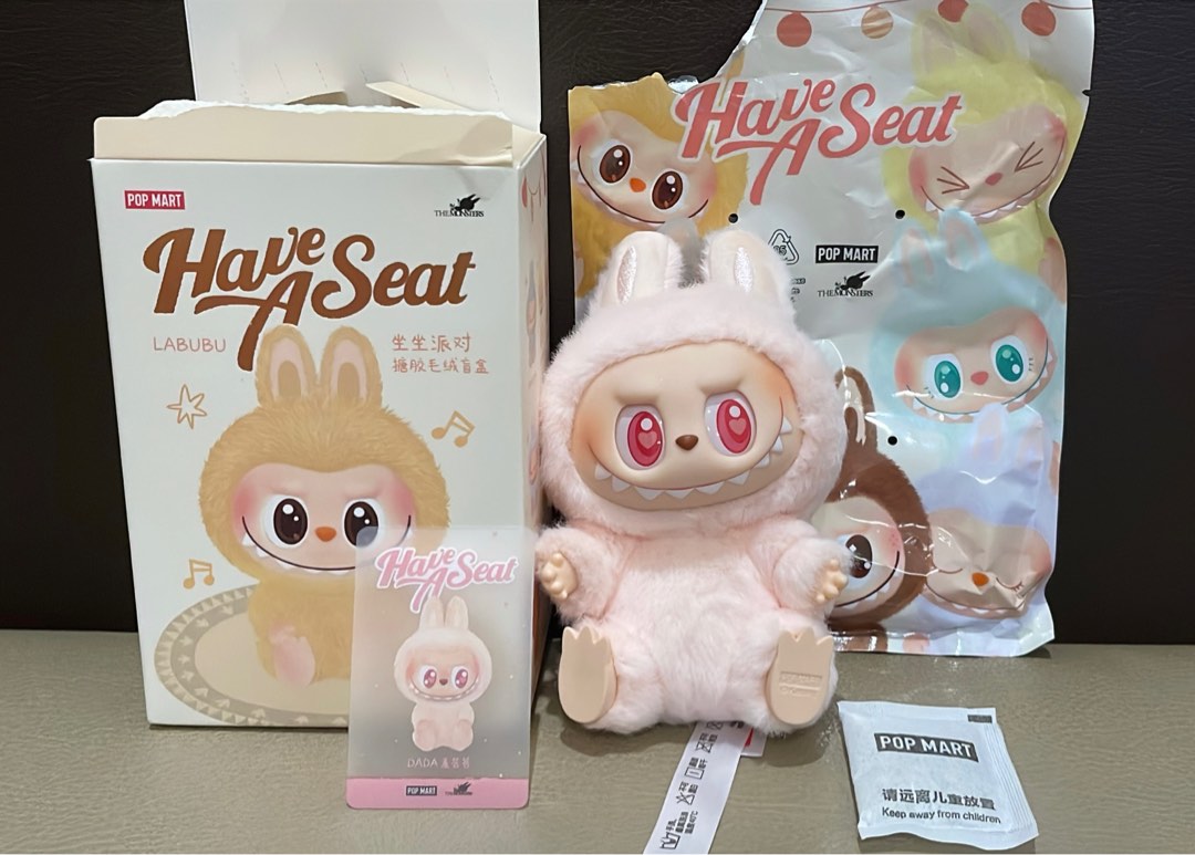 POPMART Labubu have a seat DADA, Toys & Collectibles, Mainan di Carousell