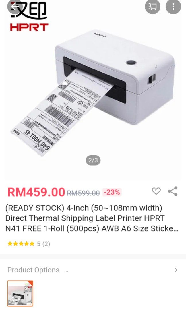 Printer sticker High quality brand, Computers & Tech, Printers ...