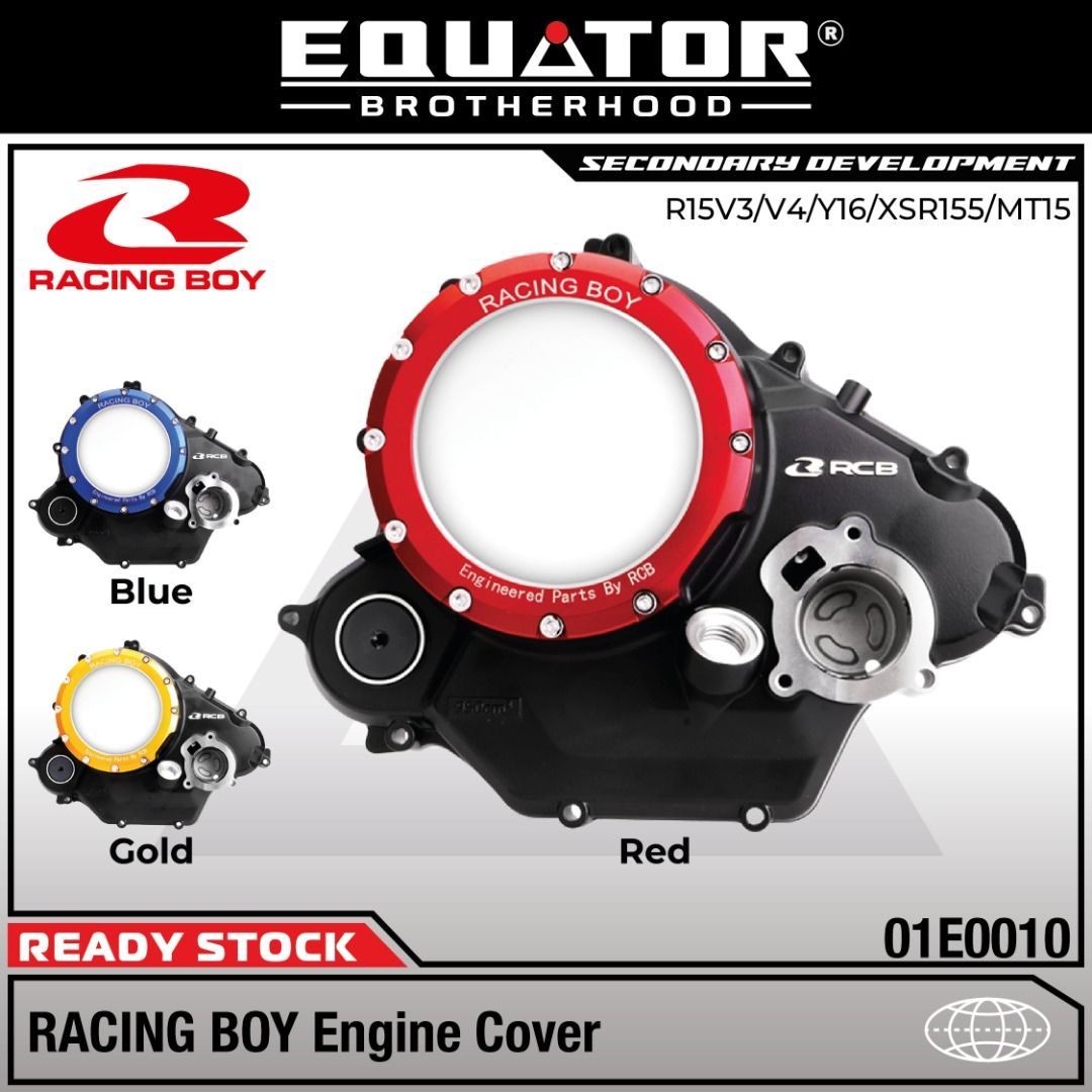 RCB Engine Cover for Yamaha R15 V3/V4 | Y16ZR | XSR155 | MT15 [𝙍𝙀𝘼𝘿𝙔 ...