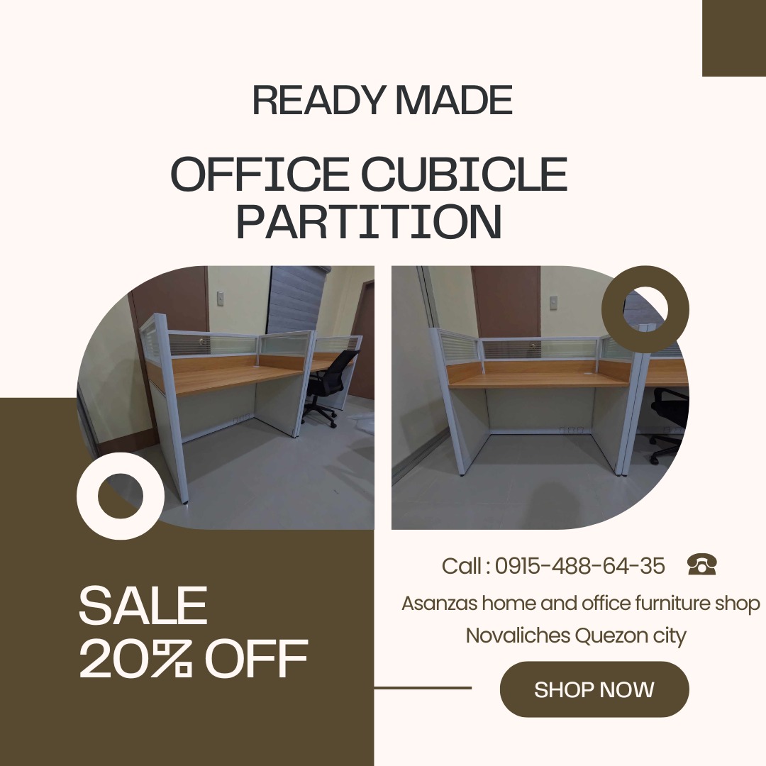 READY MADE CUBICLE PARTITION -FACTORY PRICE-, Furniture & Home Living ...