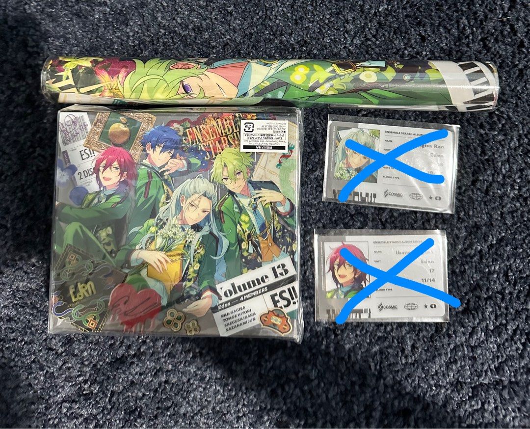 [Ready Stock] Ensemble Stars - Eden Trip CD album + A3 poster + Nagisa + Ibara, Hobbies & Toys ...
