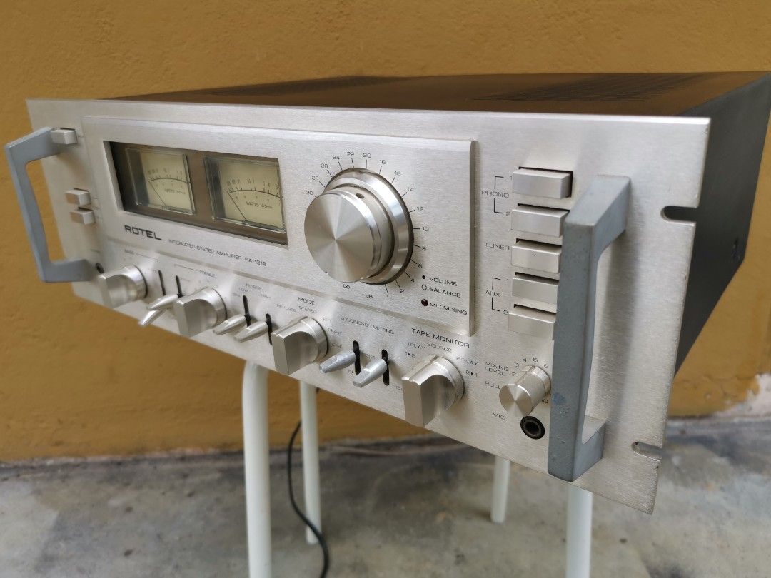 Rotel RA-1312 Vintage Stereo integrated Amplifier with phono, Audio ...