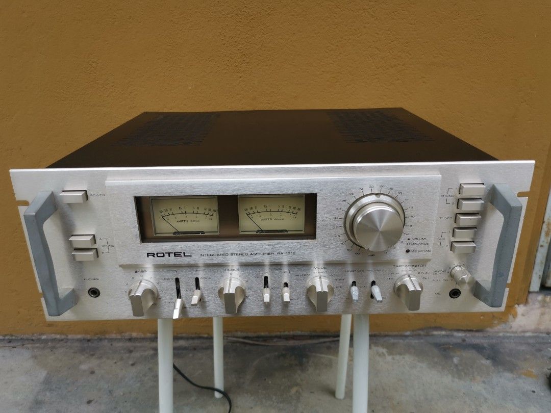Rotel RA-1312 Vintage Stereo integrated Amplifier with phono, Audio ...