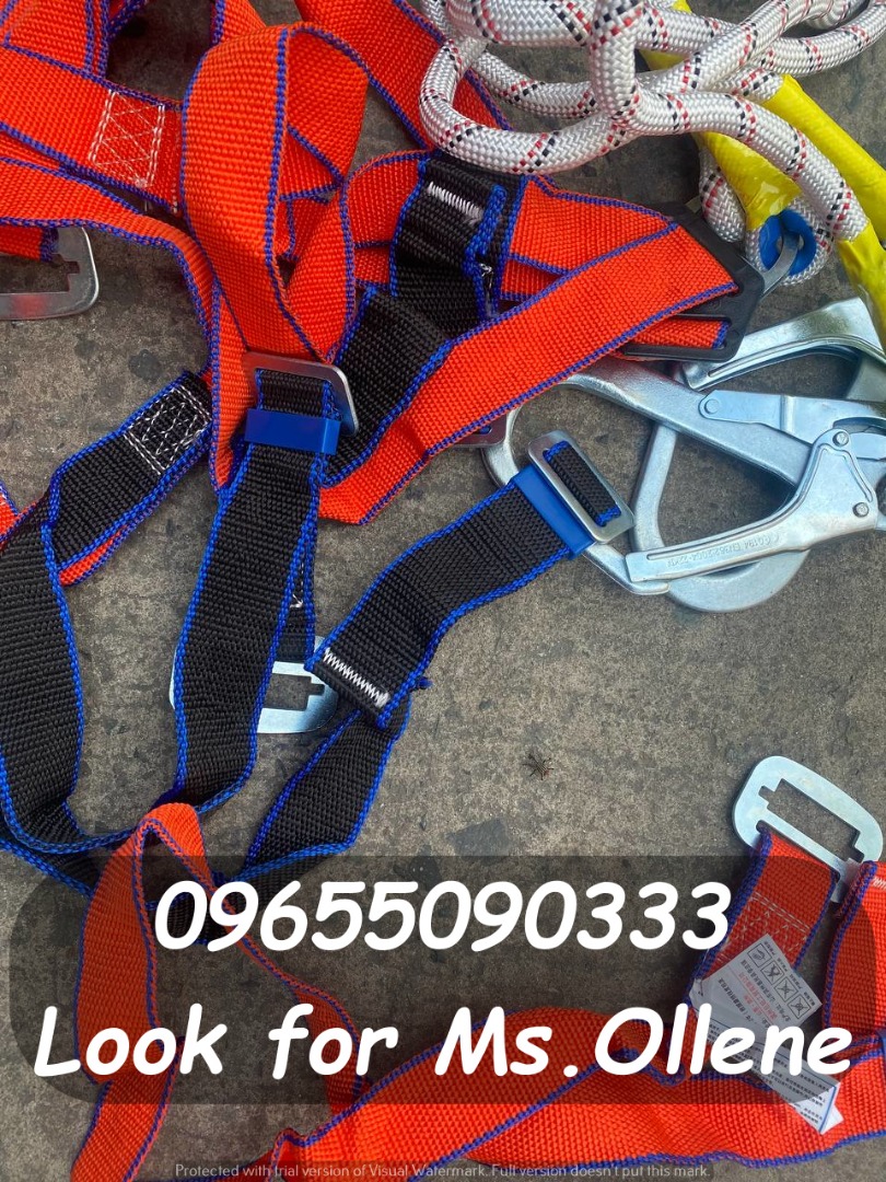 SAFETY HARNESS SPECS: BIG HOOK DOUBLE LANYARD (FULL BODY), Commercial ...