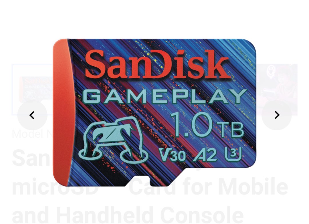 SanDisk GamePlay microSD™ Card for Mobile and Handheld Console Gaming ...