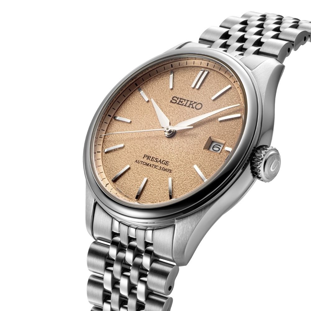 Seiko Presage SPB467 SPB467J1 Salmon Pink Orange Dial Automatic Watch ...