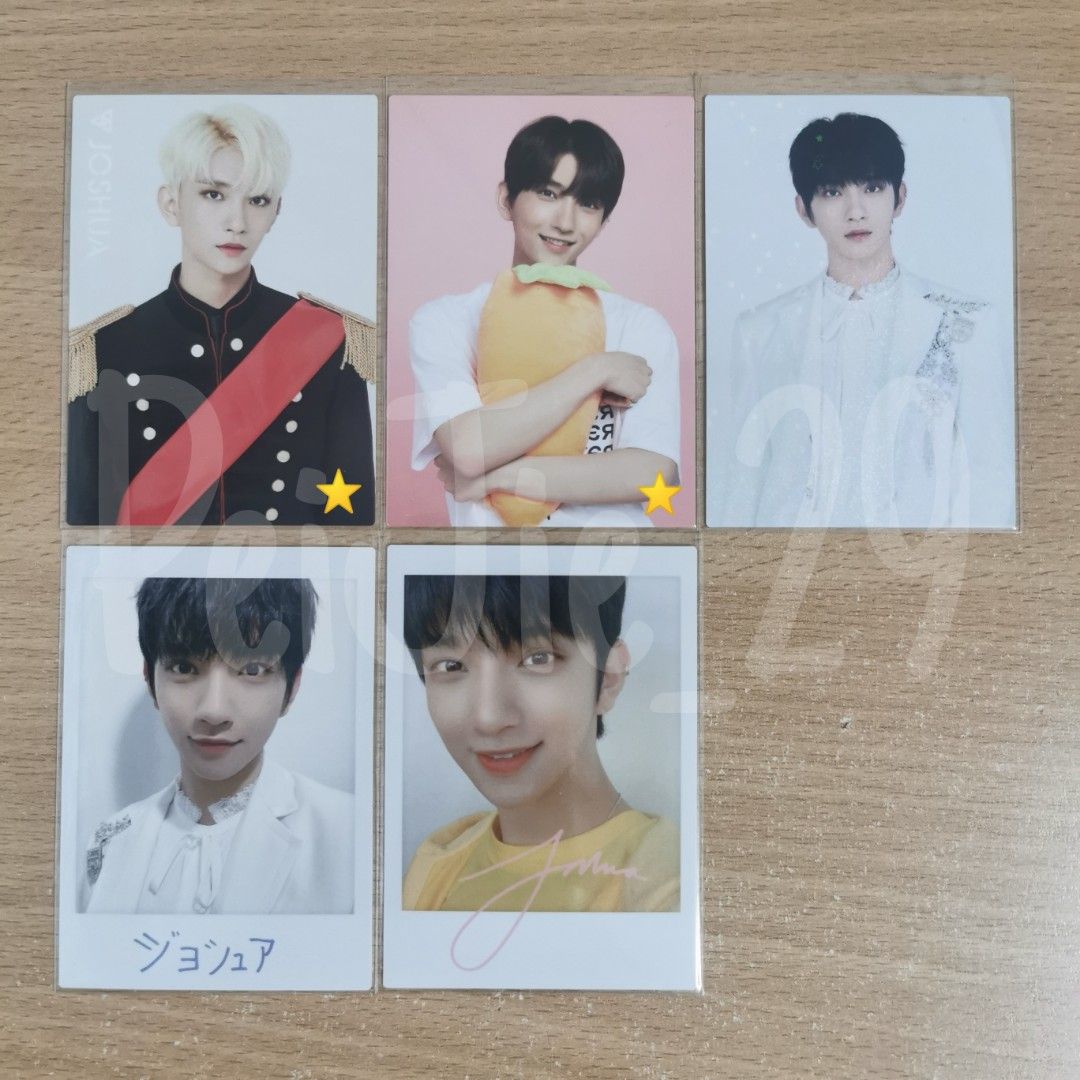 SEVENTEEN Joshua Japan Trading Cards (Japan Arena, Ideal Cut Japan ...