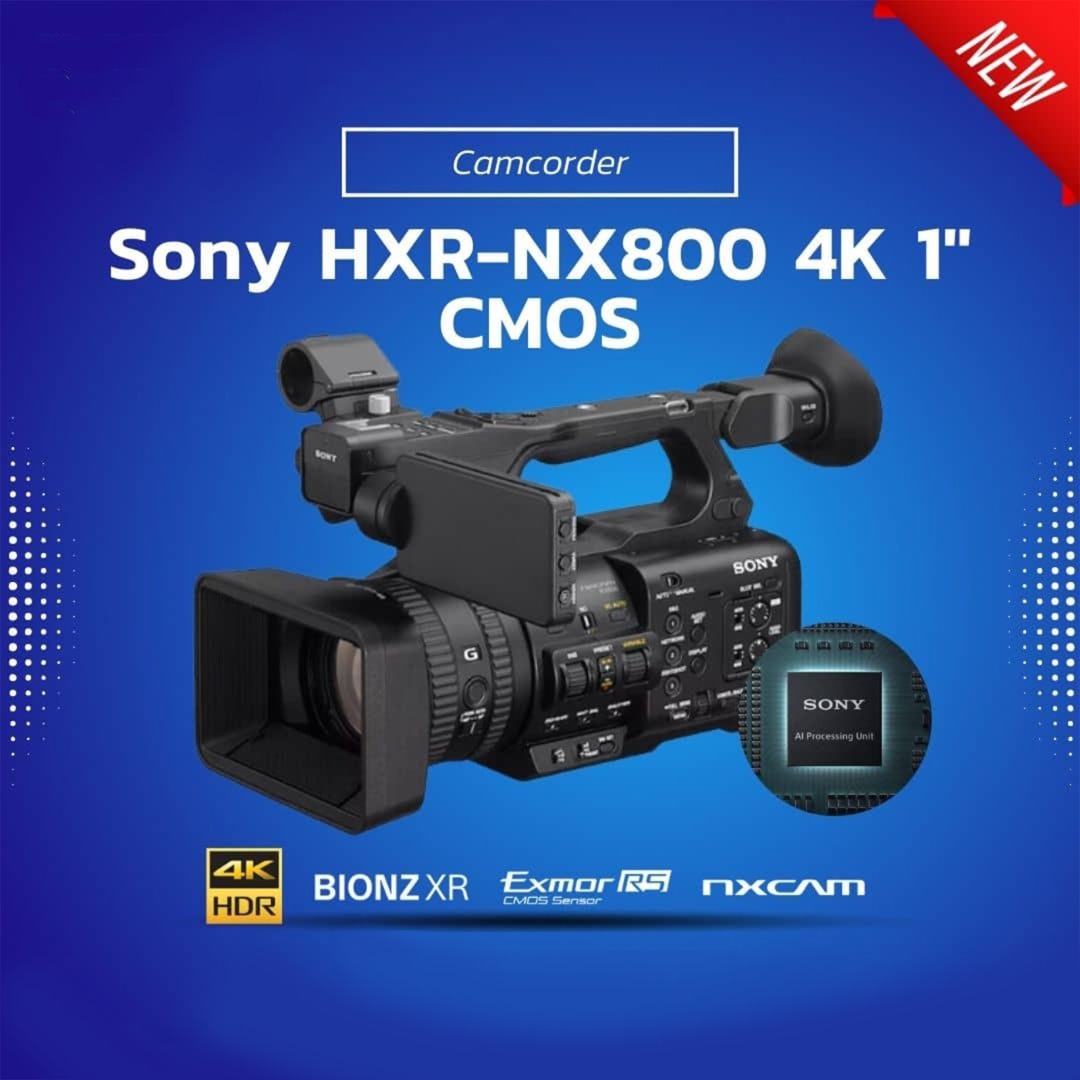 Sony HXR-NX800 4K HDR 1" Sensor NXCAM Camcorder FOC battery ...
