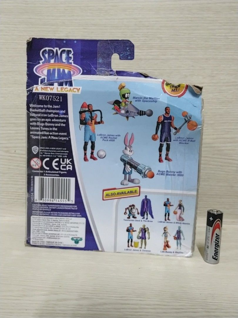 Space Jam A New Legacy: LEBRON JAMES Acme Rocket Pack 4000 Action ...