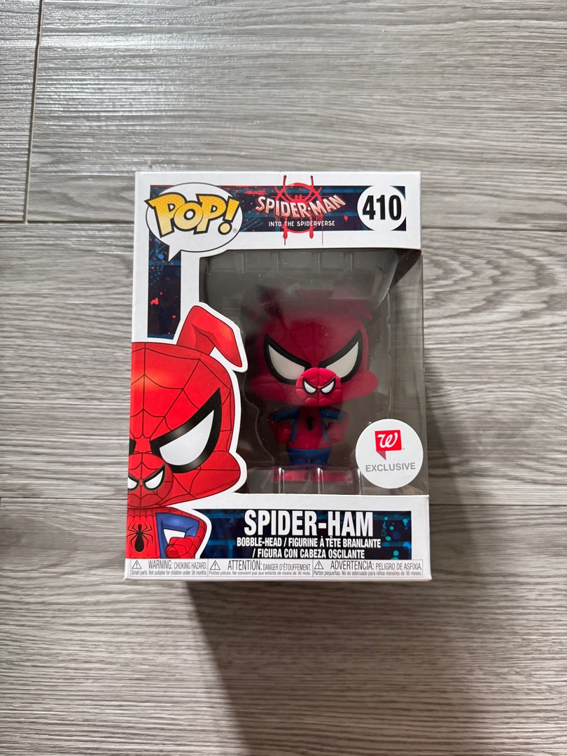 Spider-Ham Walmart Spiderman Into The Spiderverse Funko Pop, Hobbies ...