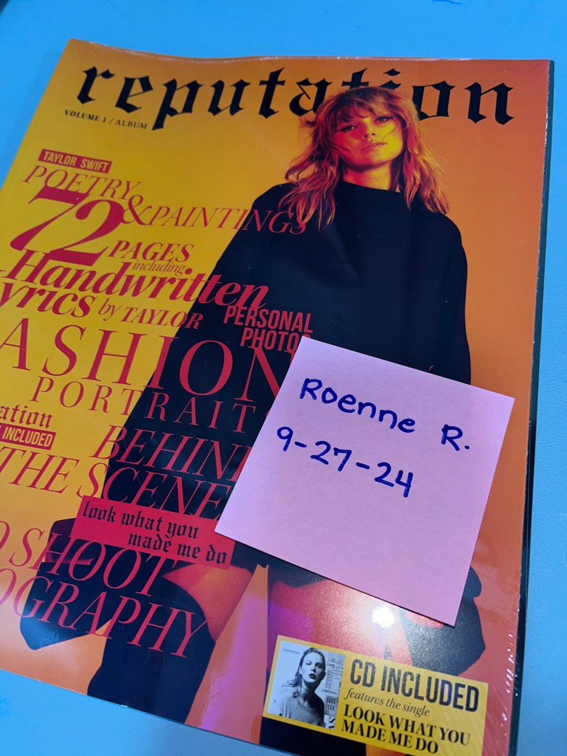 Taylor Swift - Reputation magazine volume 1, Hobbies & Toys ...