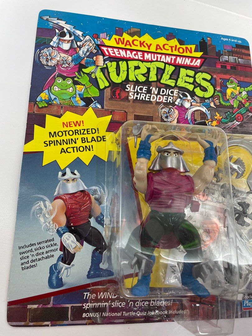 Teenage Mutant Ninja Turtles Wacky Action Shredder Unpunched Slice 'N ...