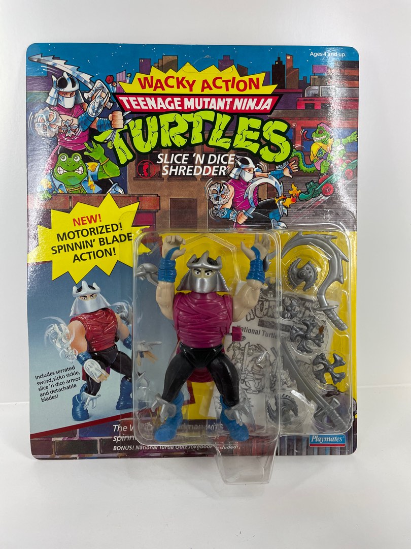 Teenage Mutant Ninja Turtles Wacky Action Shredder Unpunched Slice 'N ...