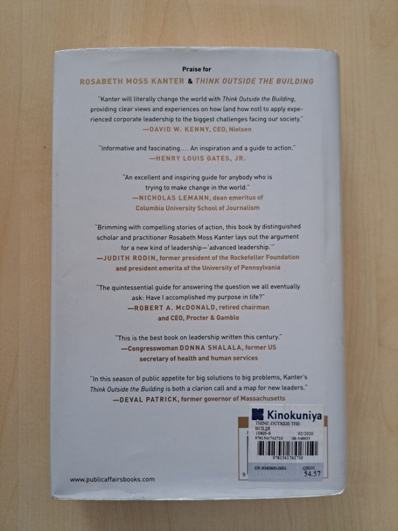 Think Outside The Building: How Advanced Leaders Can Change The World ...