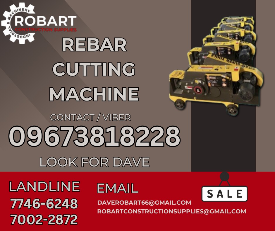 TITAN CUTTING REBAR MACHINE, Commercial & Industrial, Industrial ...