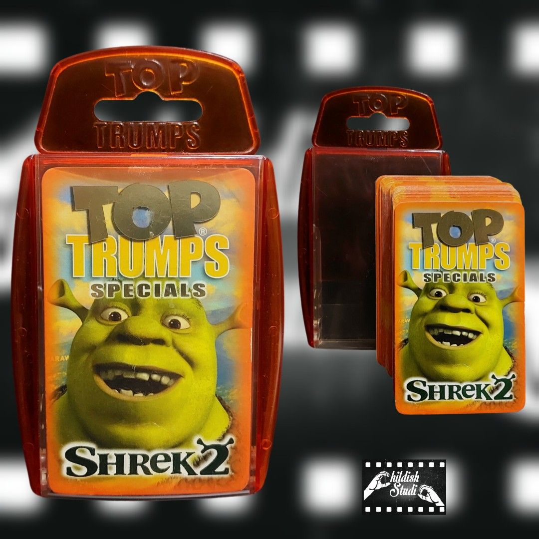 Top Trumps (SHREK 2) Game Cards, Hobbies & Toys, Toys & Games on Carousell