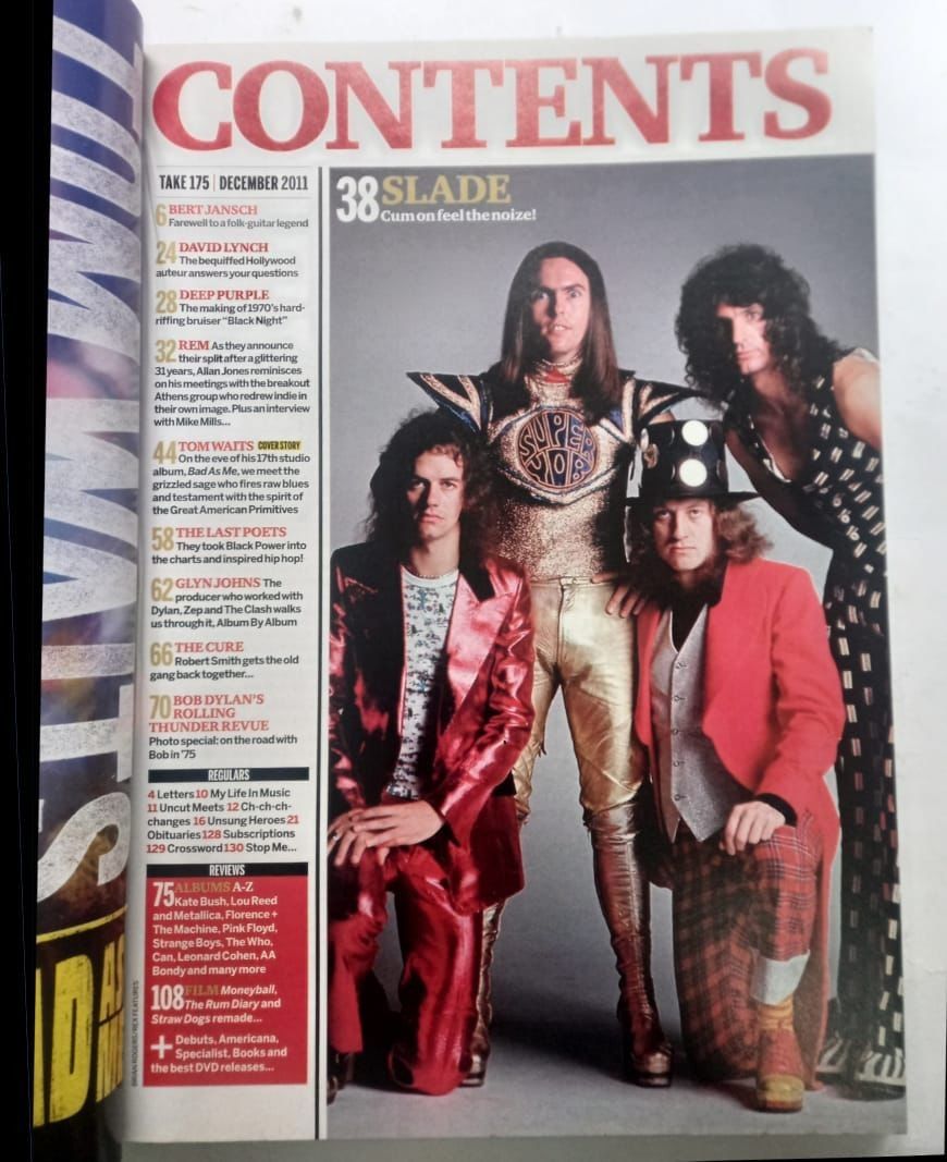 UNCUT MAGAZINE: TOM WAITS EXCLUSIVE INTERVIEW DECEMBER 2011 TAKE #175 ...