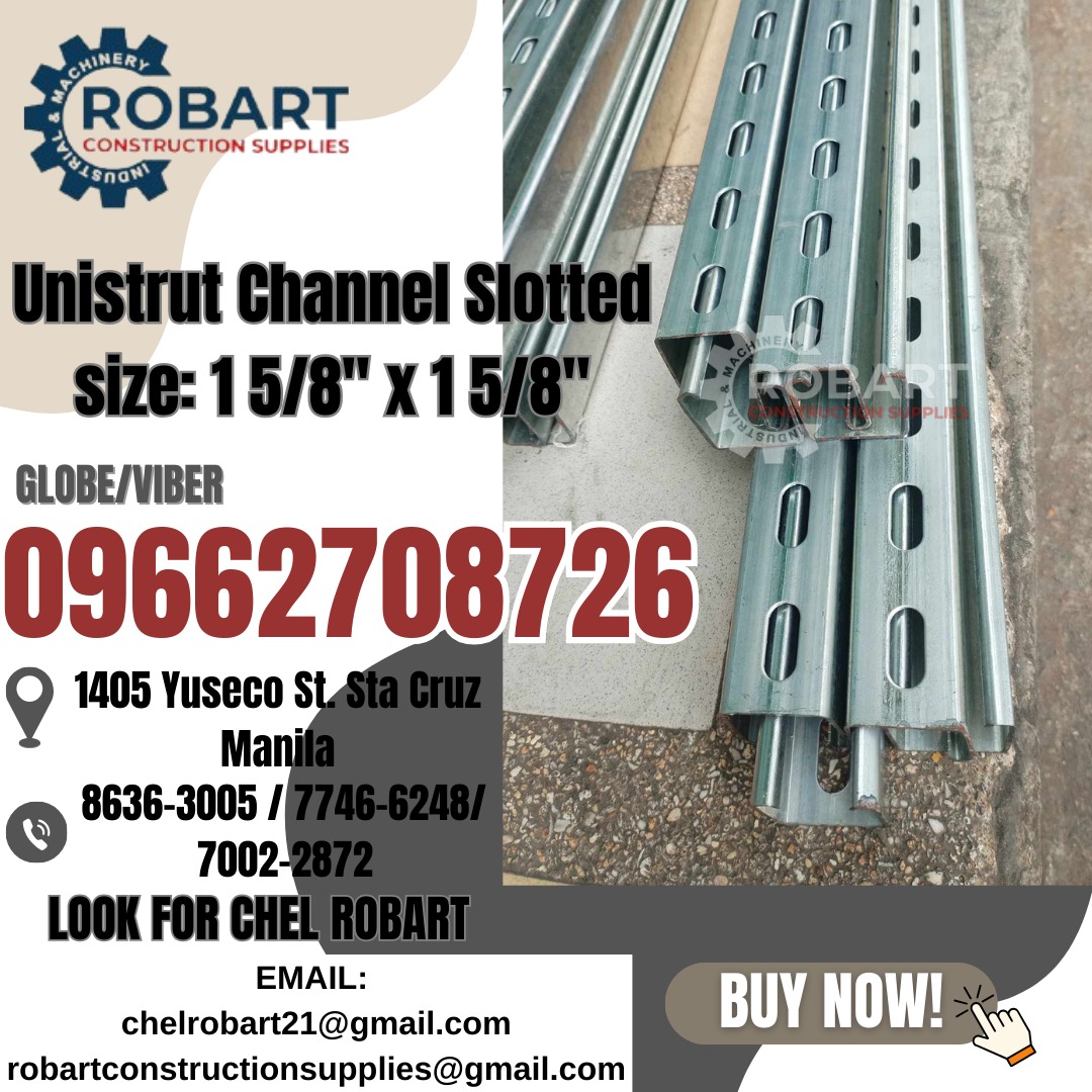 UNISTRUT CHANNEL SLOTTED, Commercial & Industrial, Construction ...